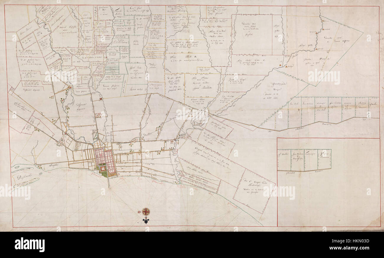 *AMH-6708-NA* is a historic map depicting land ownership and occupation ...