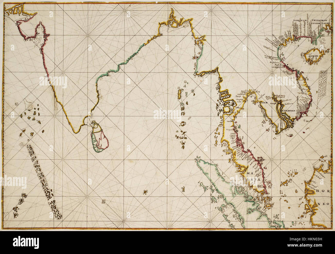 19th century trade routes map hi-res stock photography and images - Alamy