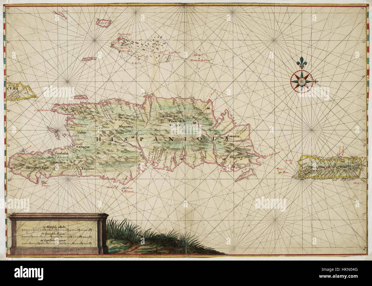 Puerto rico island map hi-res stock photography and images - Alamy