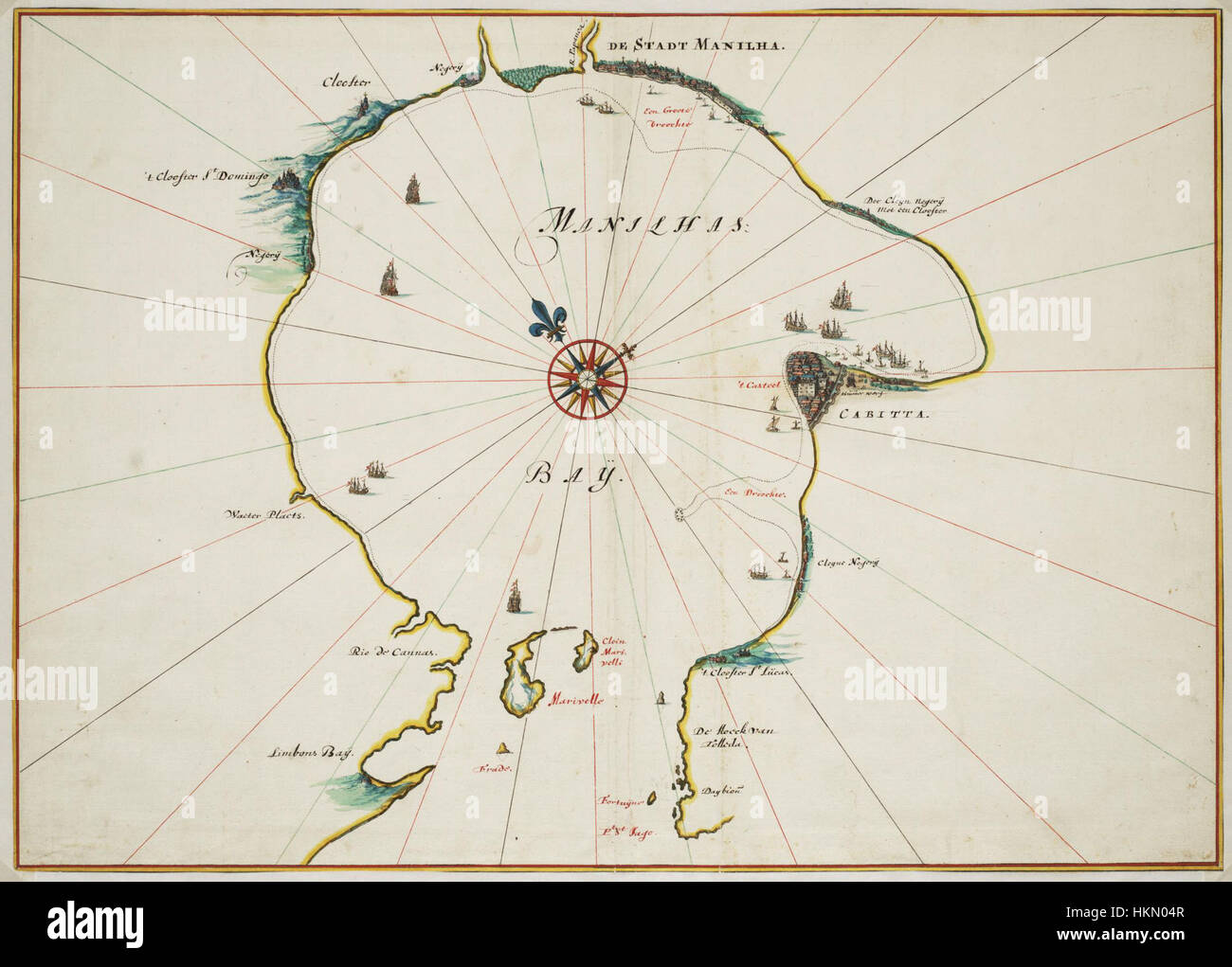 Antique map of manila hi-res stock photography and images - Alamy