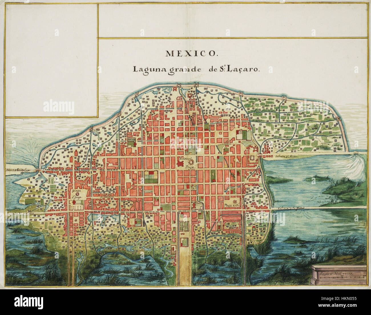 Map mexico city hi-res stock photography and images - Alamy