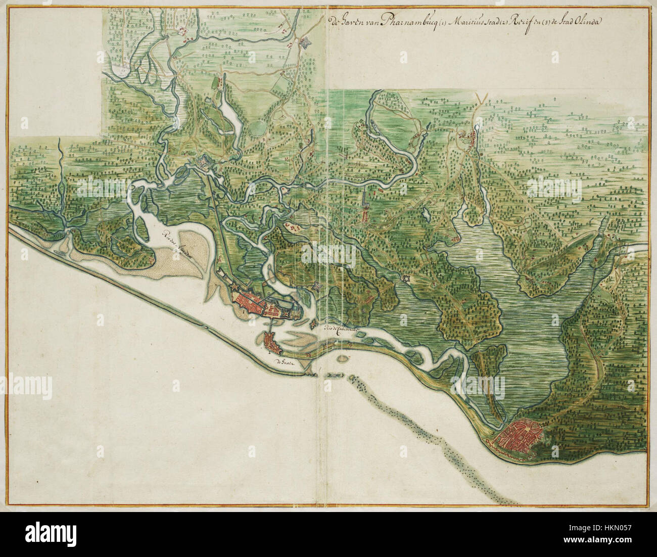 17th century map of brazil hi-res stock photography and images - Alamy