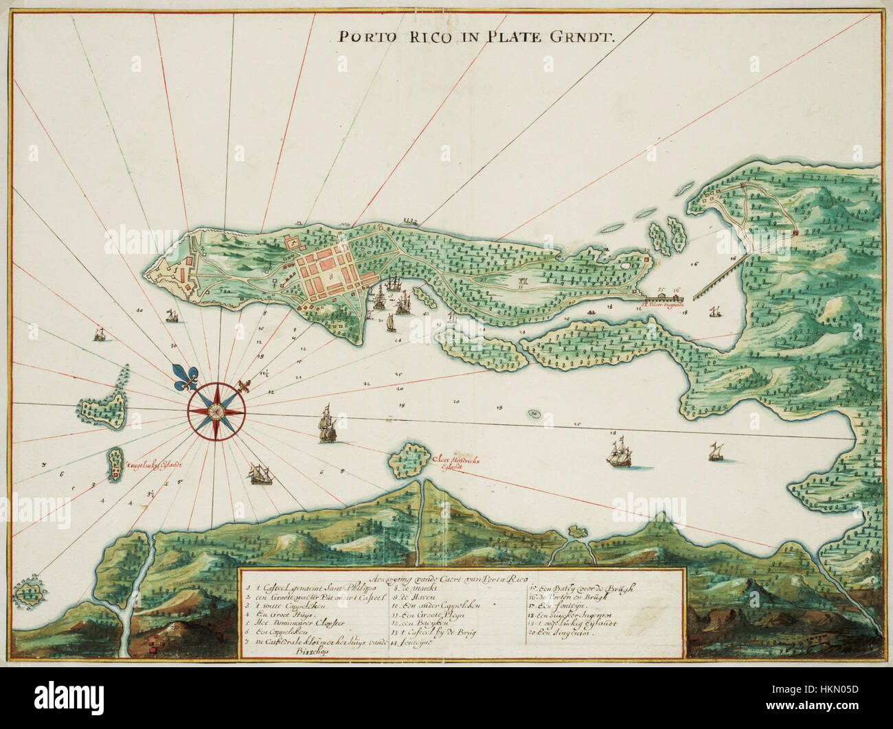 The map titled 'AMH-6789-NA Map of Puerto Rico' illustrates the ...