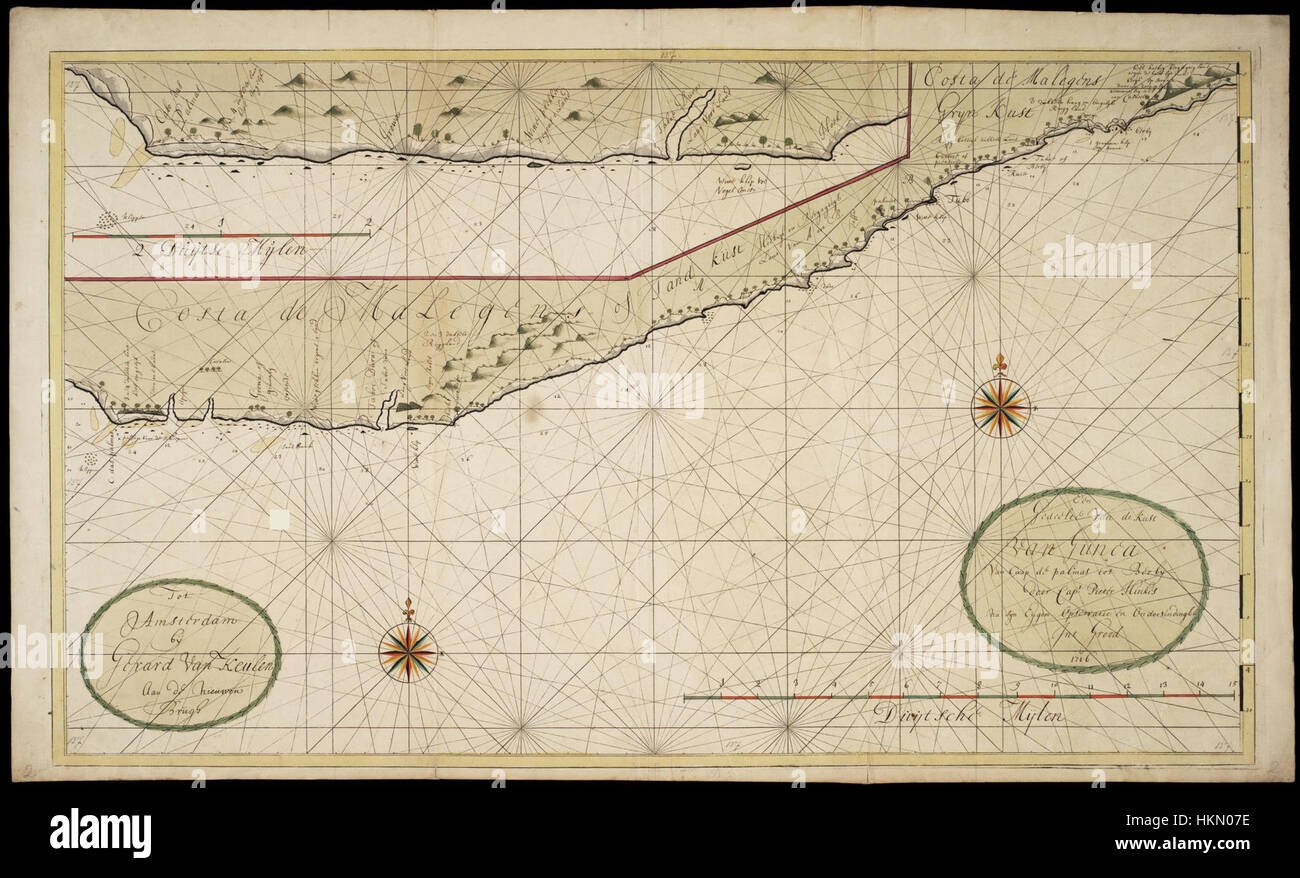 AMH-7650-NA Map of West Africa, of the Grain and Ivory Coast Stock ...