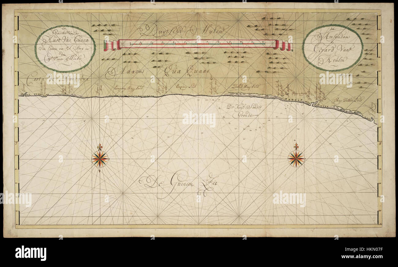 Historical ivory coast map hi-res stock photography and images - Alamy