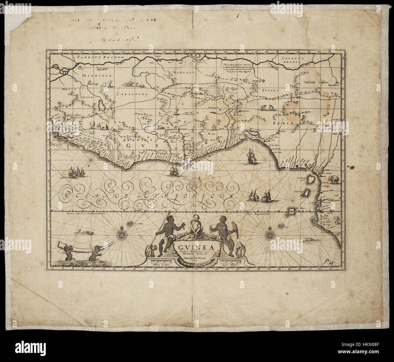 This map of the Gold Coast (modern-day Ghana) from the 19th century ...
