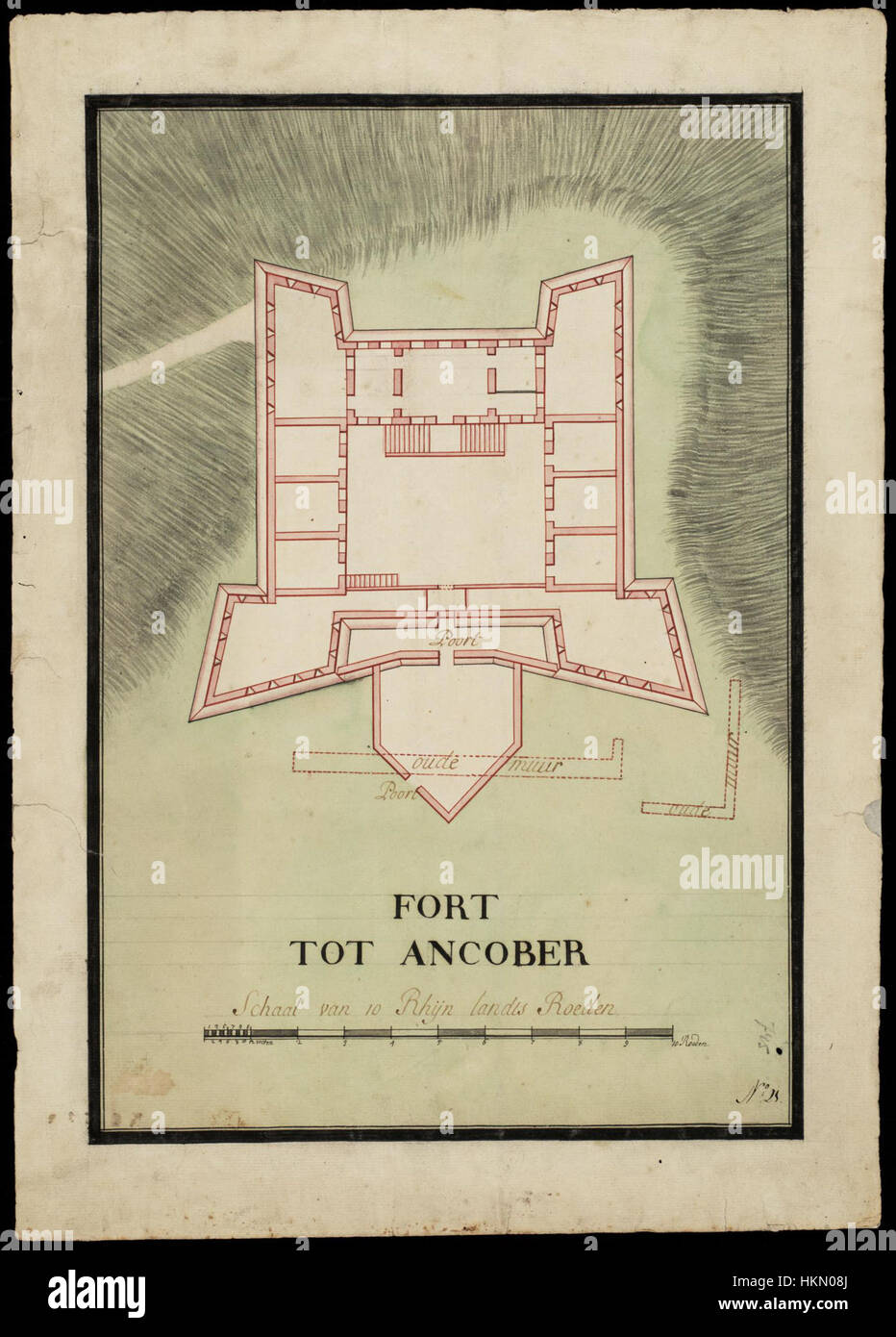 The floor plan of Ankobra Fort provides a detailed layout of the fortâ ...