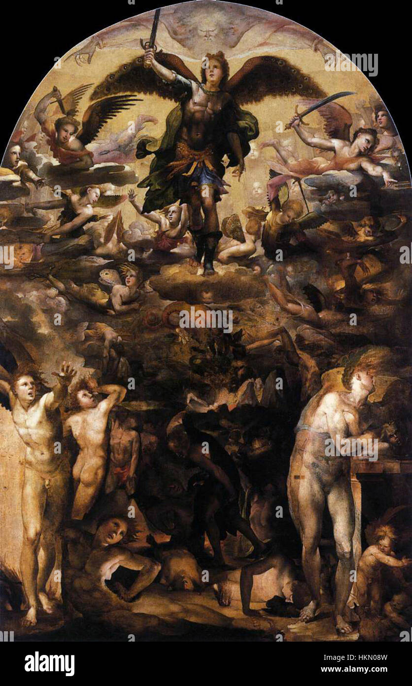 'Fall of the Rebel Angels' by Beccafumi depicts the biblical story of ...