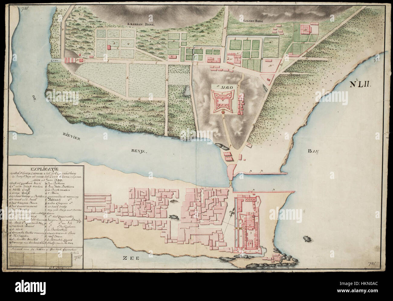 Fort st george map hi-res stock photography and images - Alamy