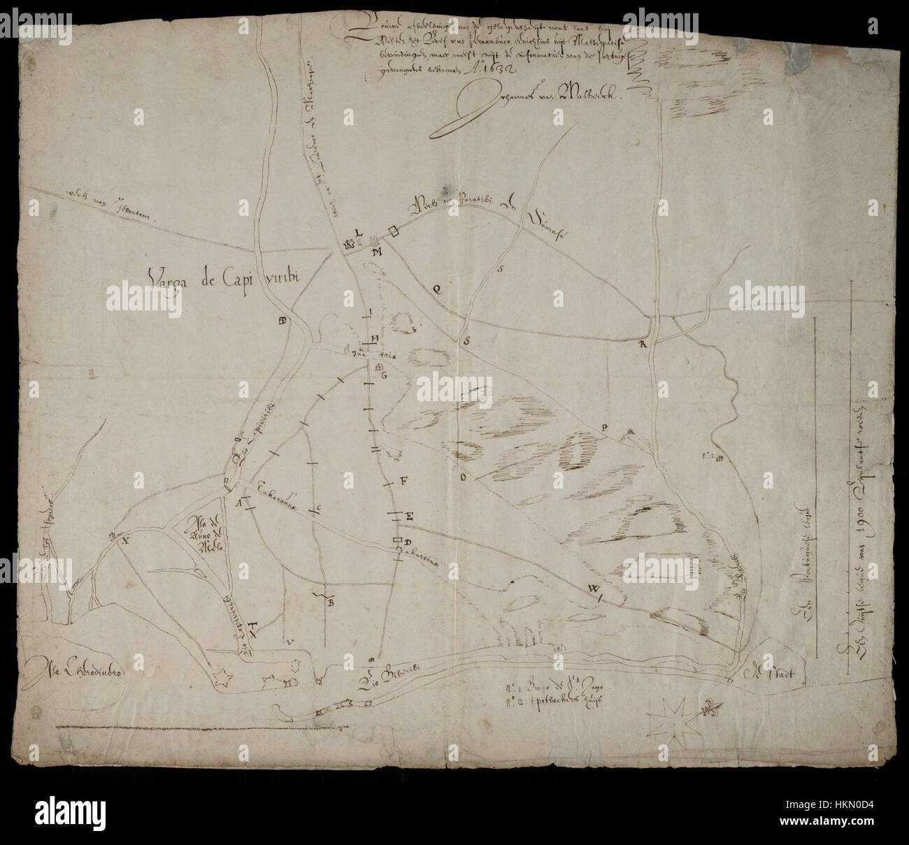 17th century map of brazil hi-res stock photography and images - Alamy