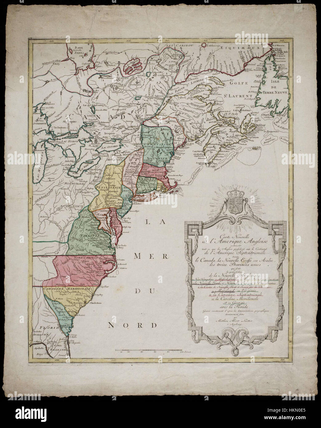'AMH-8633-NA' is a historic map of North America, illustrating the ...
