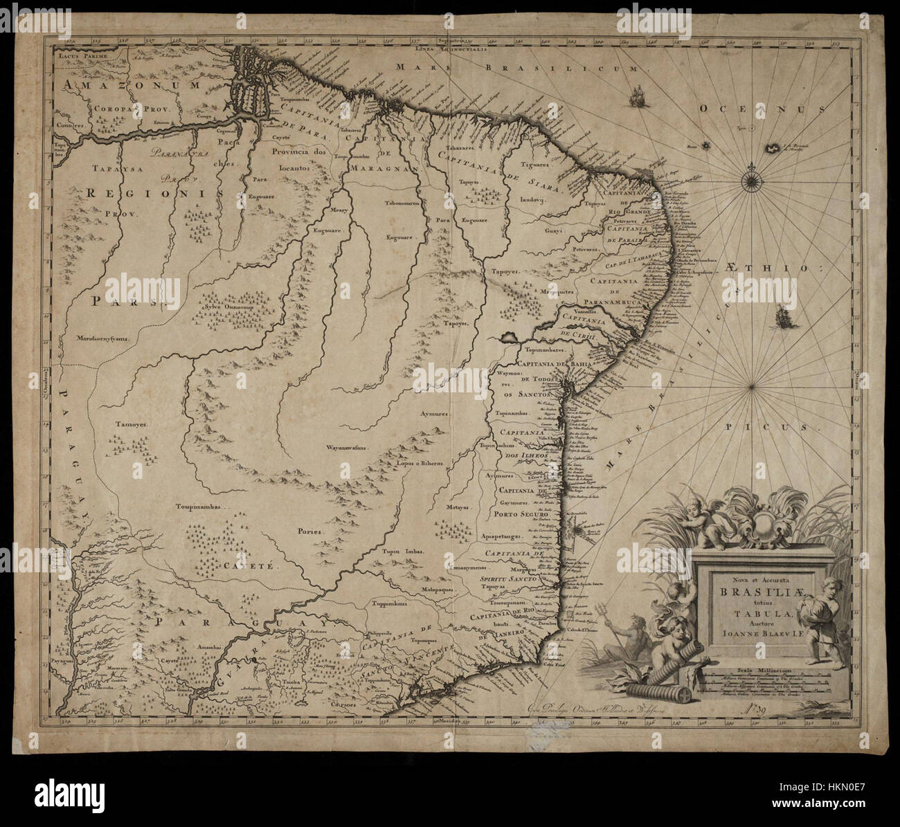 The AMH-8635-NA Map of Brazil is a historical map detailing the ...