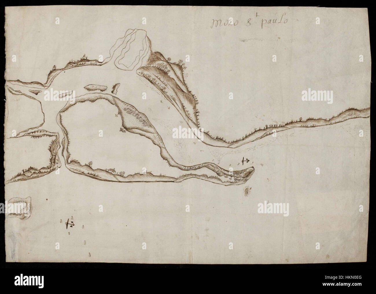 This historical map, labeled AMH-8641-NA, details the city of Moro St ...