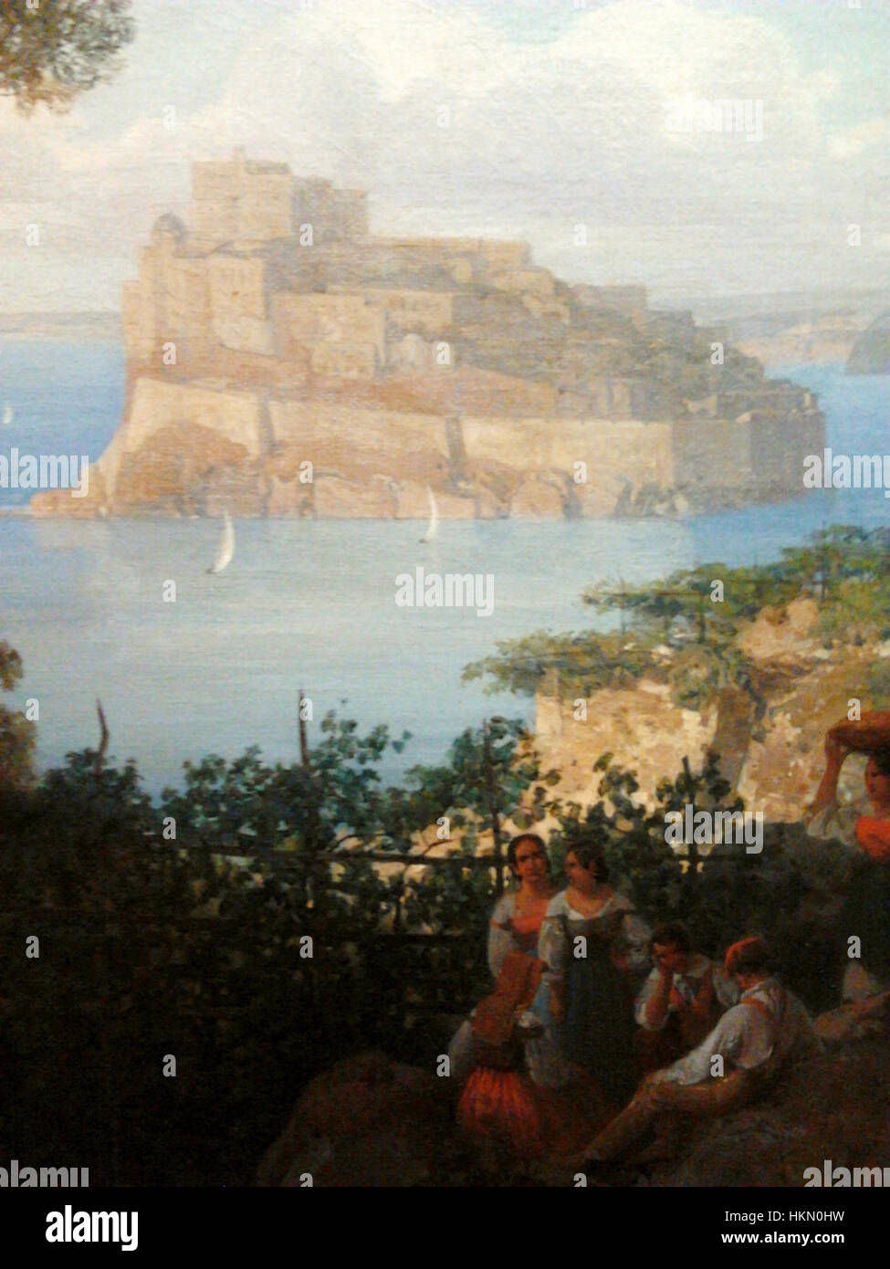 The detailed landscape painting by Ender Ischian showcases the artistâ ...