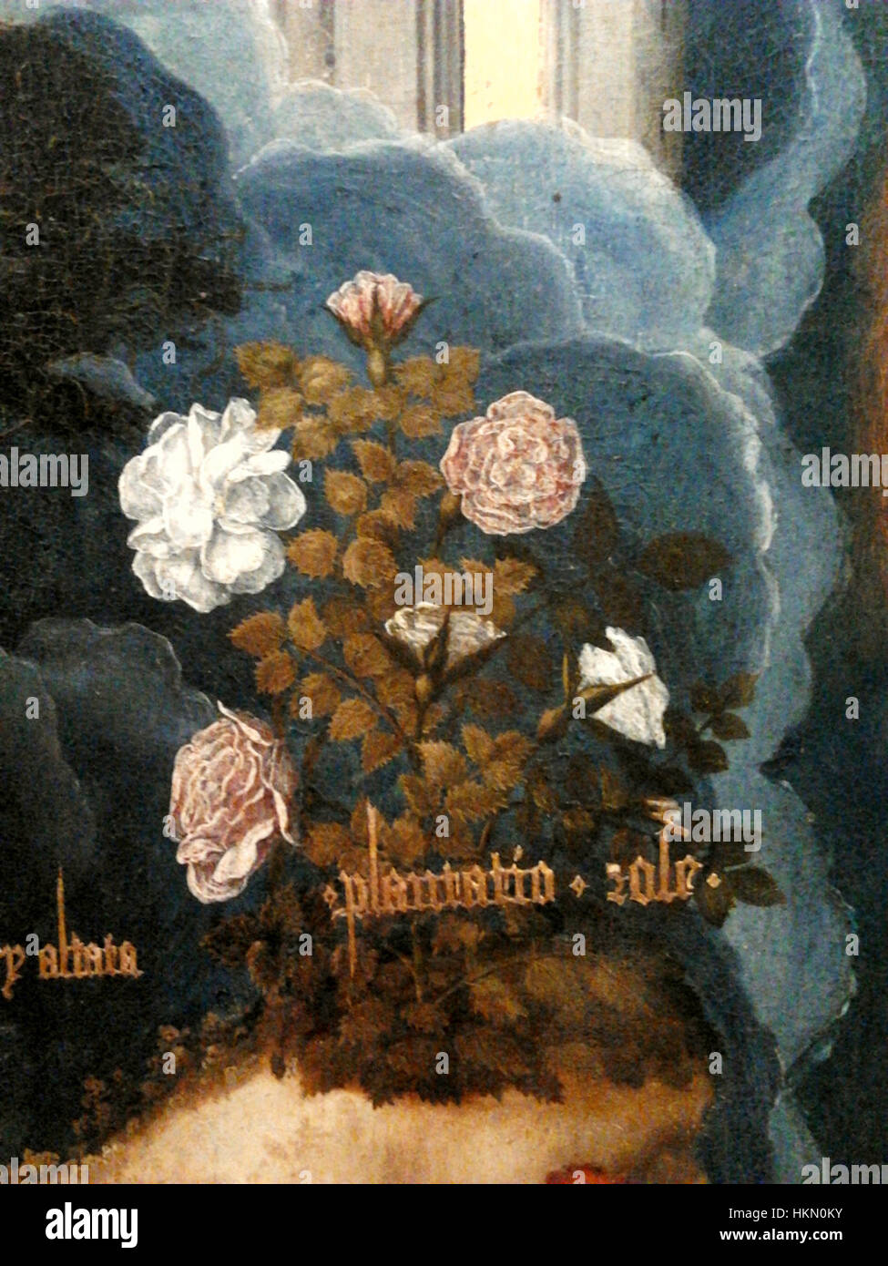 The 'Immaculate Conception' detail by Isenbrant showcases the delicate ...