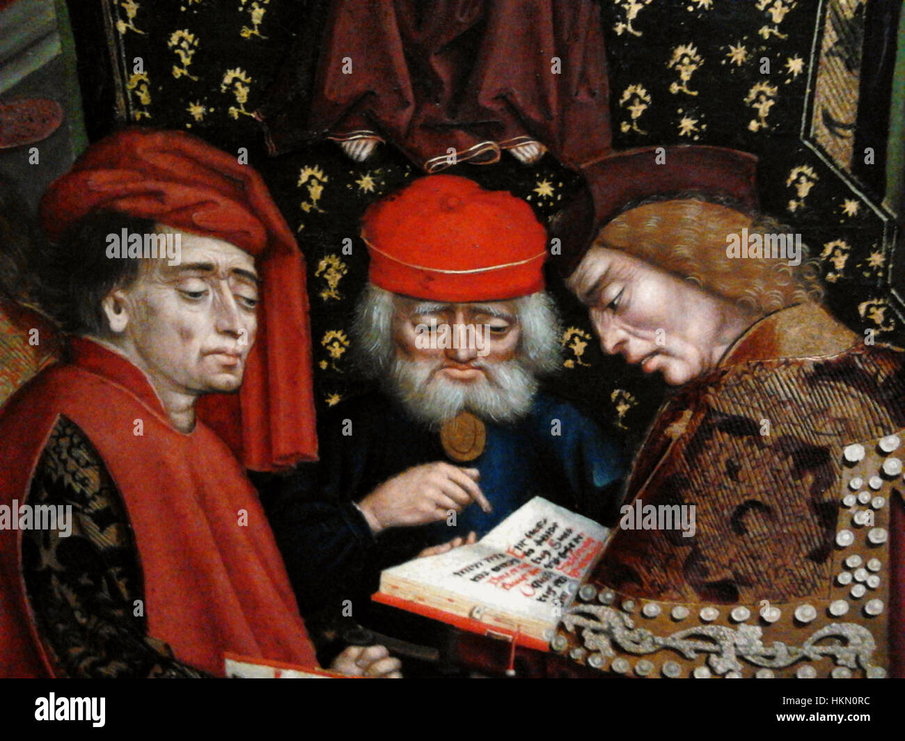 This detailed depiction of Christ among the doctors showcases the ...