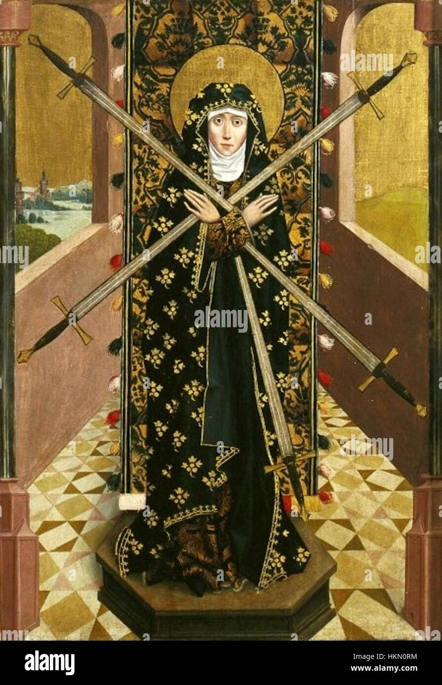 The 'Stumme Virgin of Seven Sorrows' is a poignant depiction of the ...