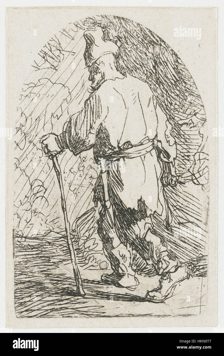 B054 Rembrandt (second state Stock Photo - Alamy