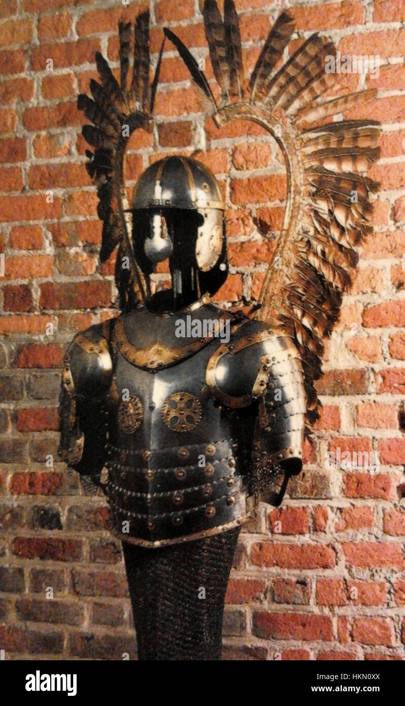This depiction of a Polish half-armor suit from the winged cavalry ...