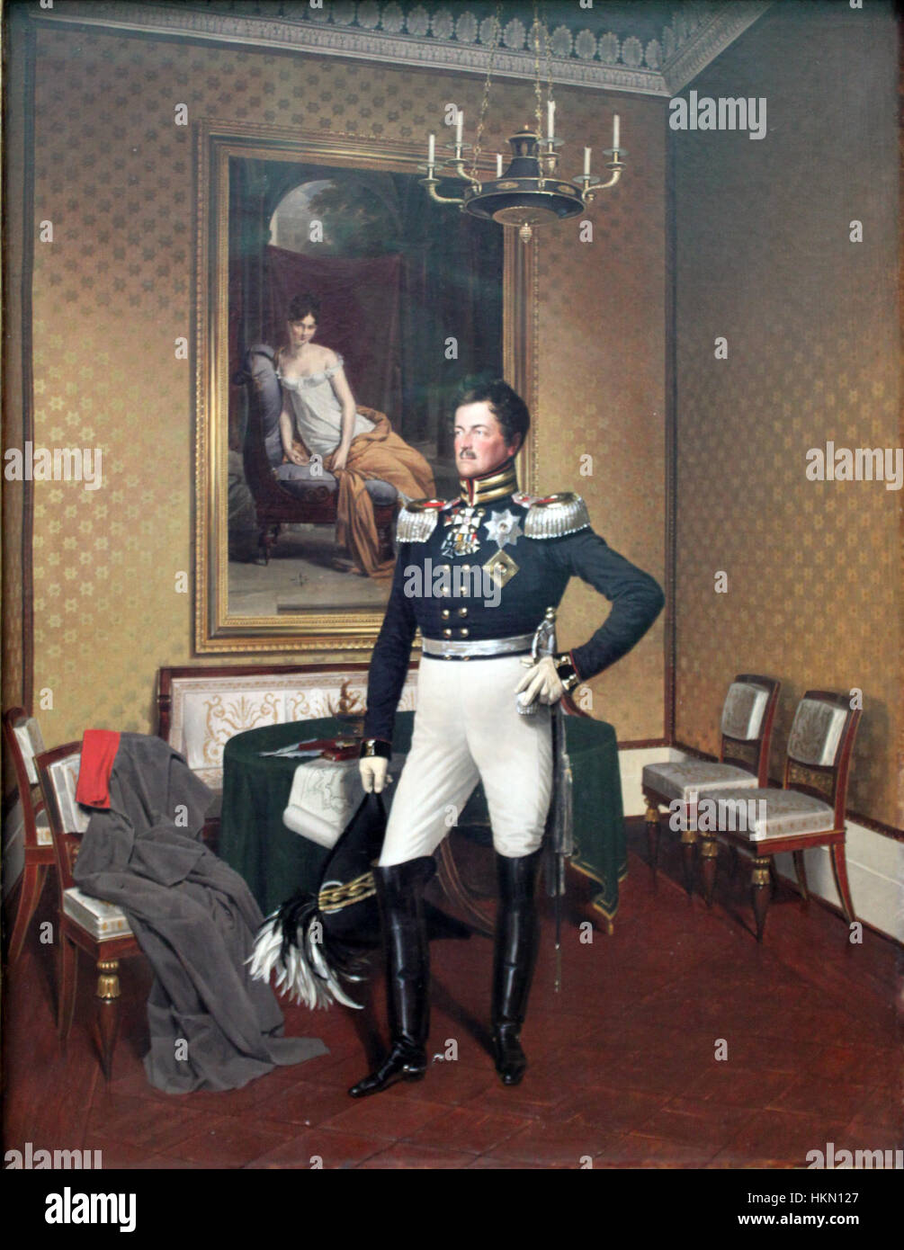 This 1817 portrait of Prince Augustus of Prussia by Krueger captures ...