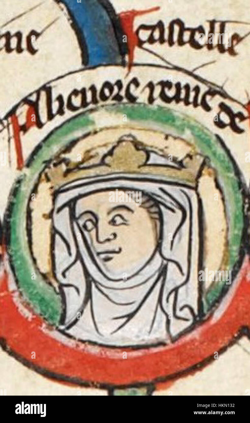 This portrait of Eleanor of England, known for her royal lineage ...