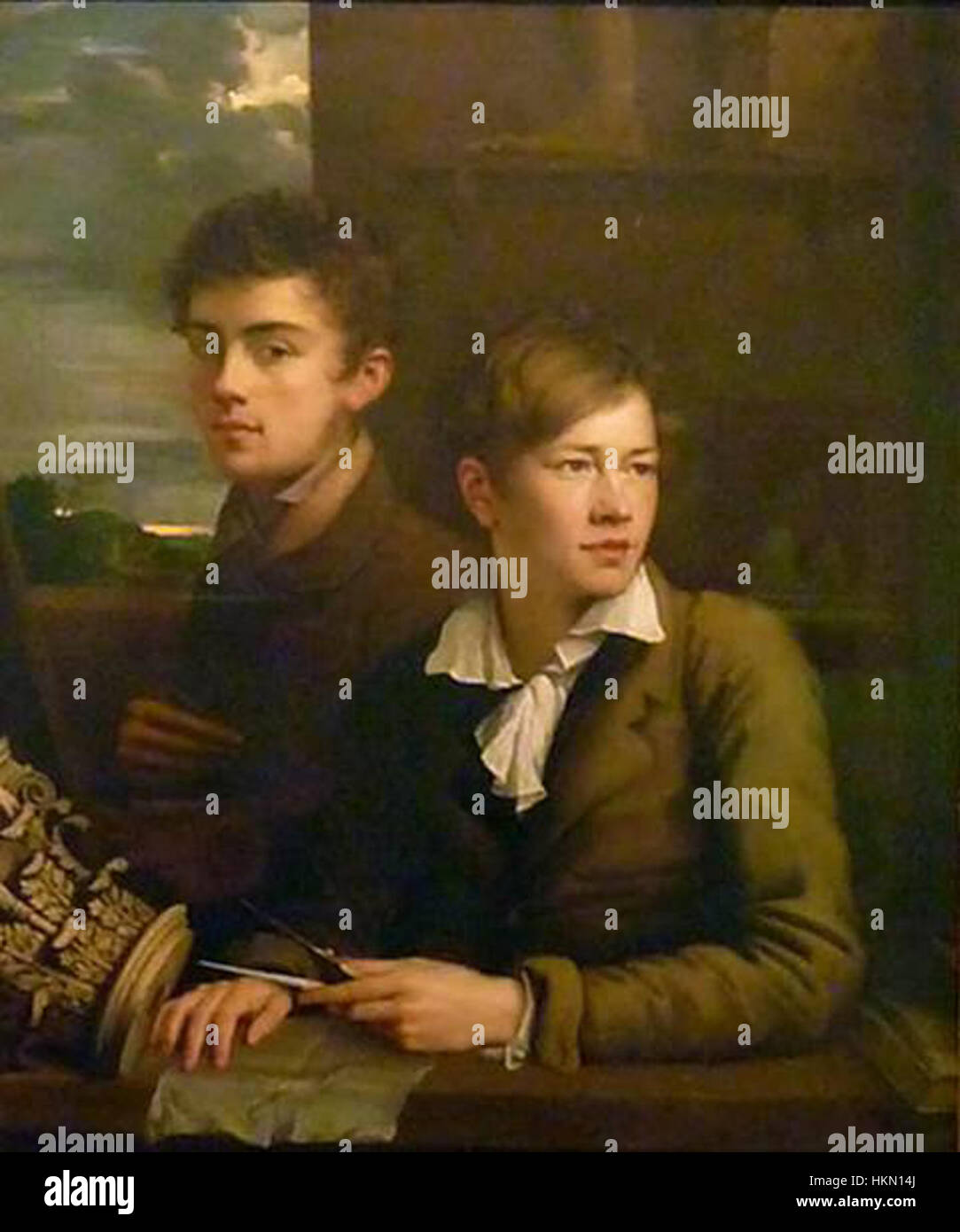 This self-portrait by Carl Joseph Begas, painted in 1813, shows the ...