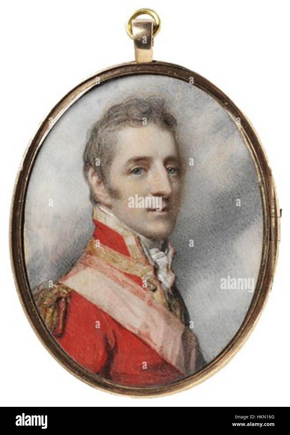 This portrait of Arthur Wellesley, painted by Richard Cosway in 1808 ...