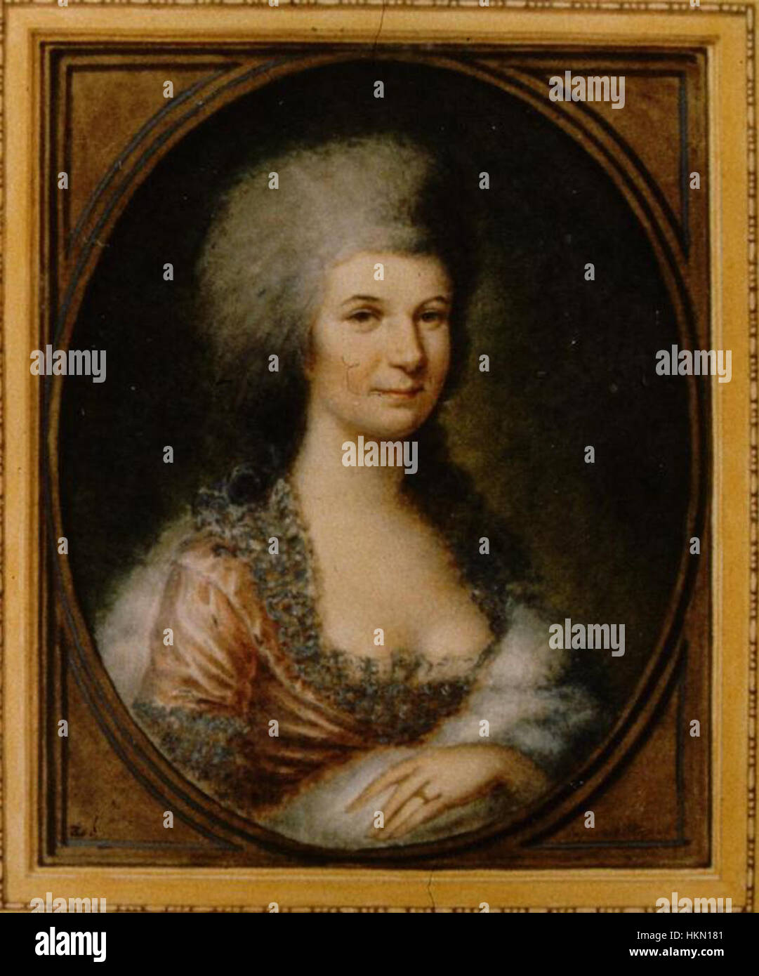 'Anne-Marie Henriette Reiset' is a portrait painting by an unknown ...