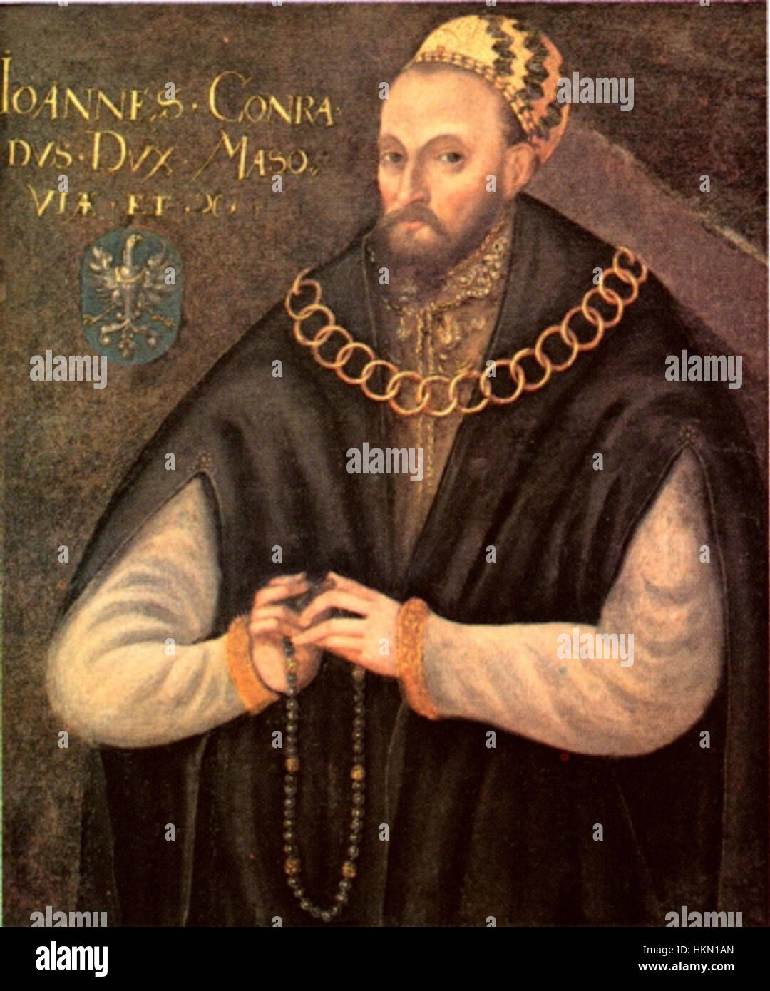 This painting, created by an anonymous artist, depicts Konrad III the ...