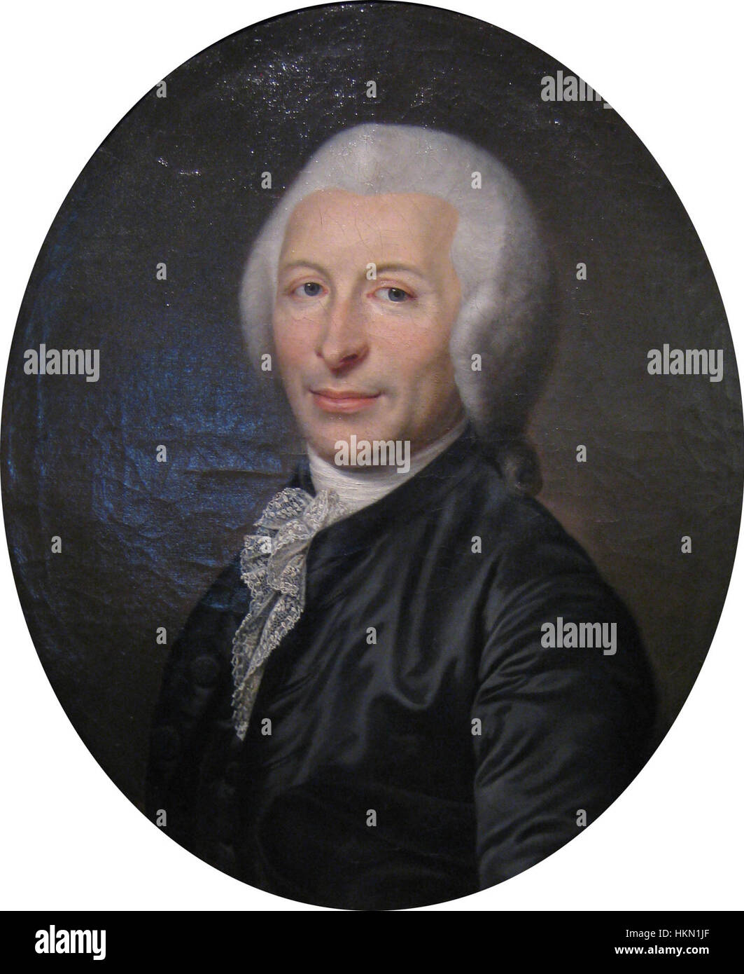 This painting titled 'Gillotine-Joseph Ignace' portrays the famous ...