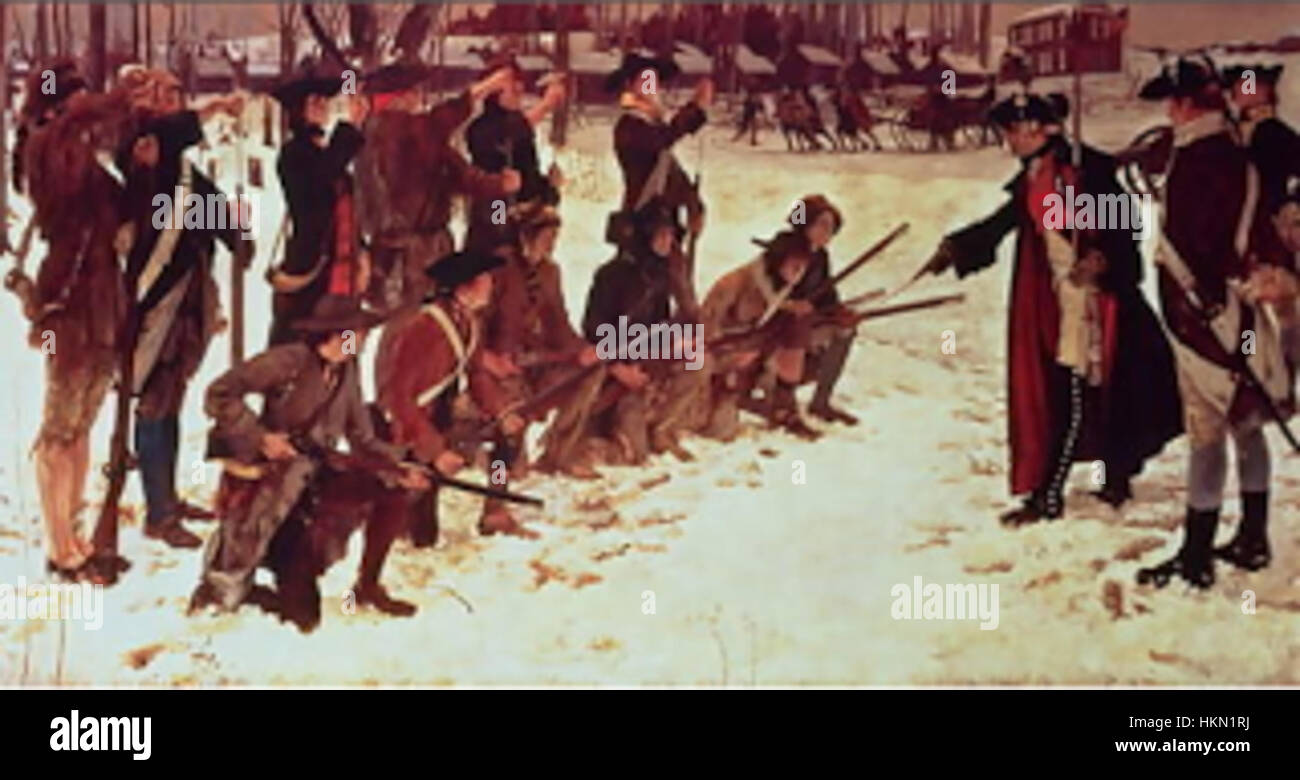 Continental army camp valley forge hi-res stock photography and images ...