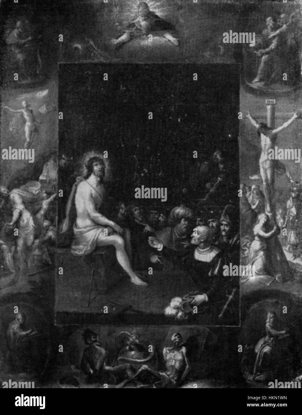 The 'Mocking of Christ' by Francken is a dramatic depiction of the ...