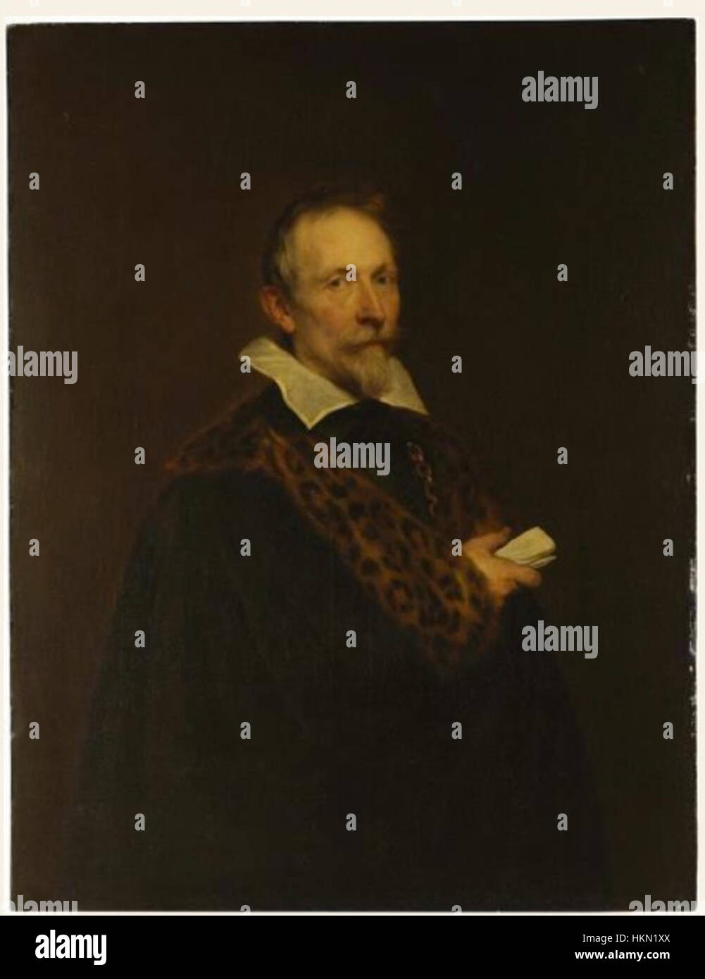Anthony van Dyckâ€™s portrait of Jan van den Wouwer, a prominent figure ...