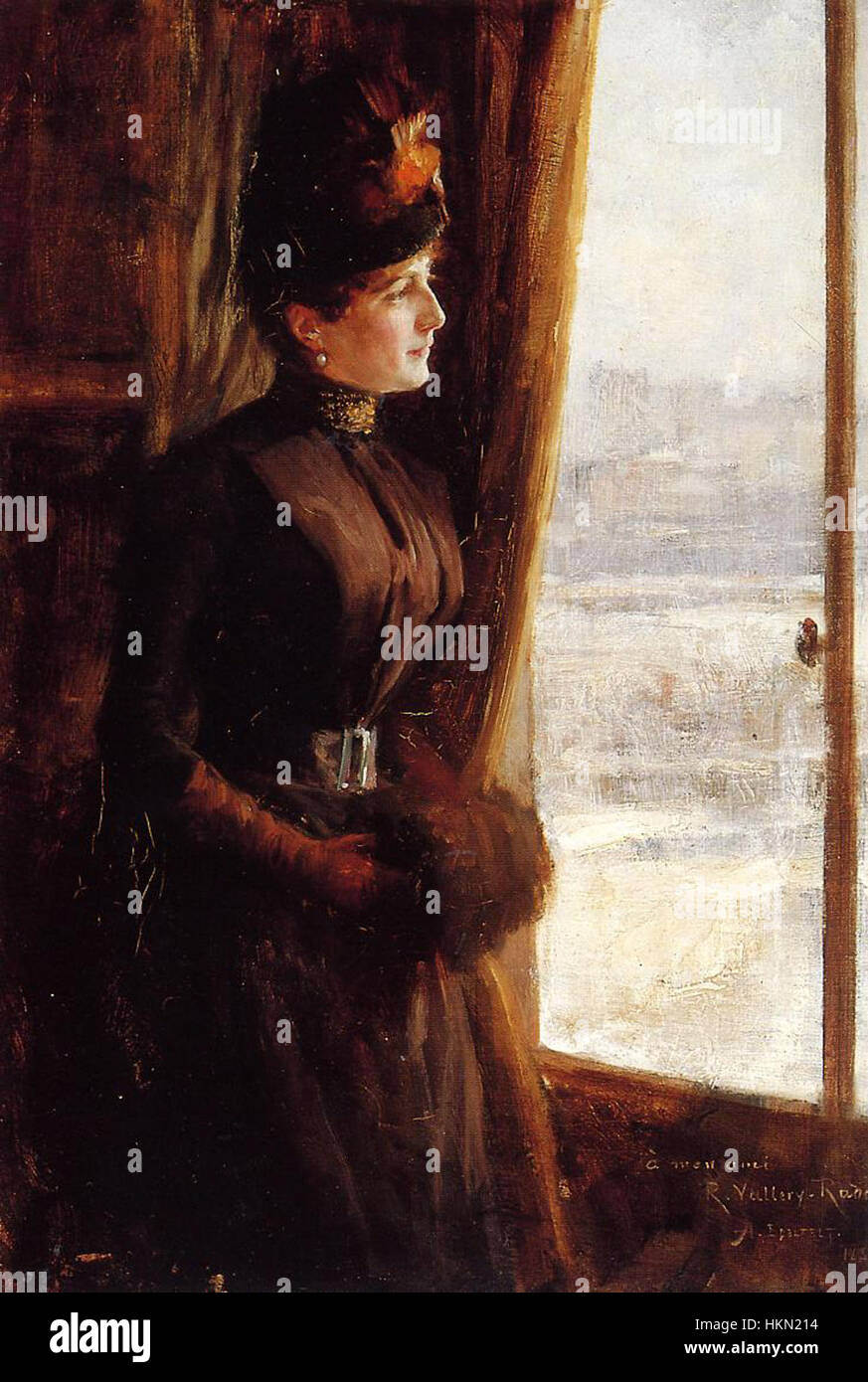 This 1888 portrait by Finnish artist Albert Edelfelt depicts Madame ...