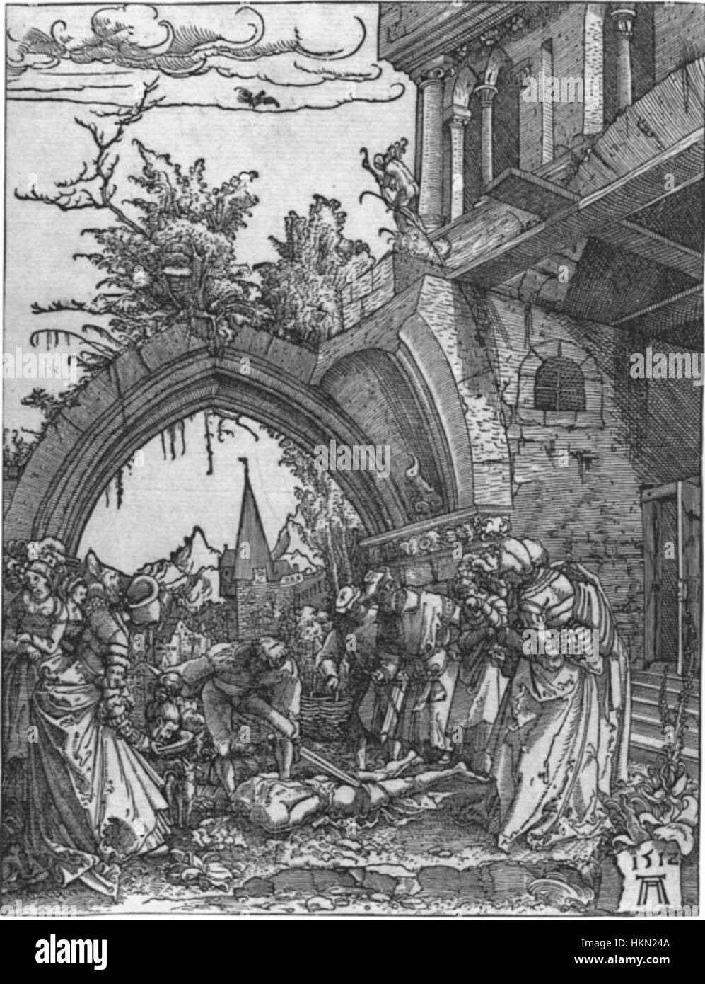 Beheading of john baptist Black and White Stock Photos & Images - Alamy