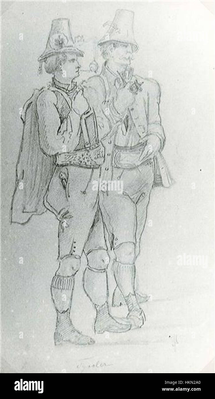 Alojz Eberlâ€™s painting 'Tirolca' captures the beauty of the Tyrolean ...