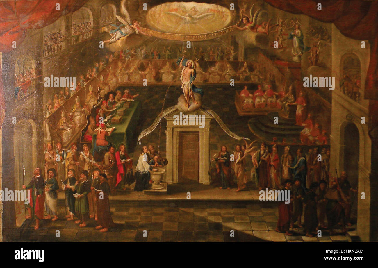 Bartolomeo Bossi’s 'Tridentinski koncil' depicts the Council of Trent ...