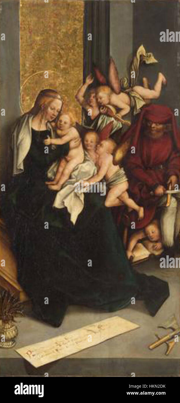 The artwork by Bernhard Strigel (015) captures a classic example of ...