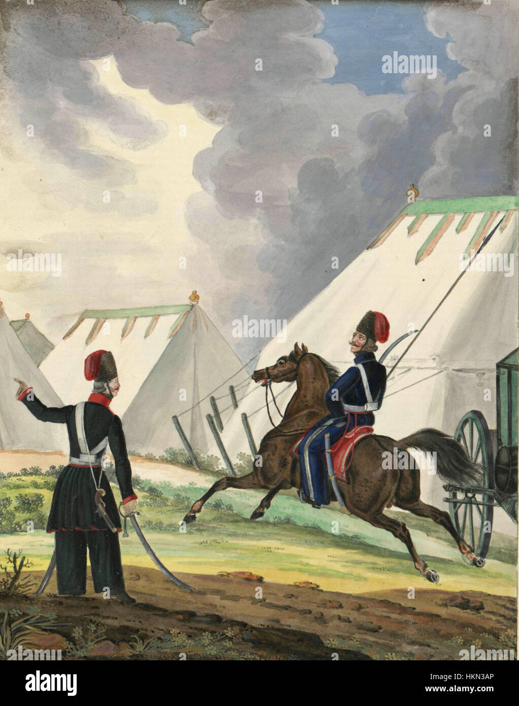 07 Statistical description and history the Chuguev Uhlan regiment Stock ...