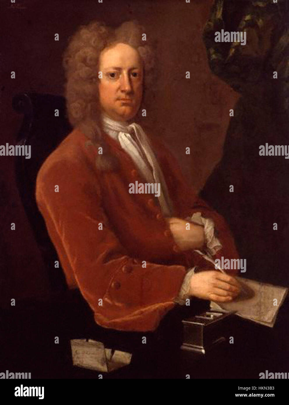 The portrait of Joseph Addison by Michael Dahl captures the English ...