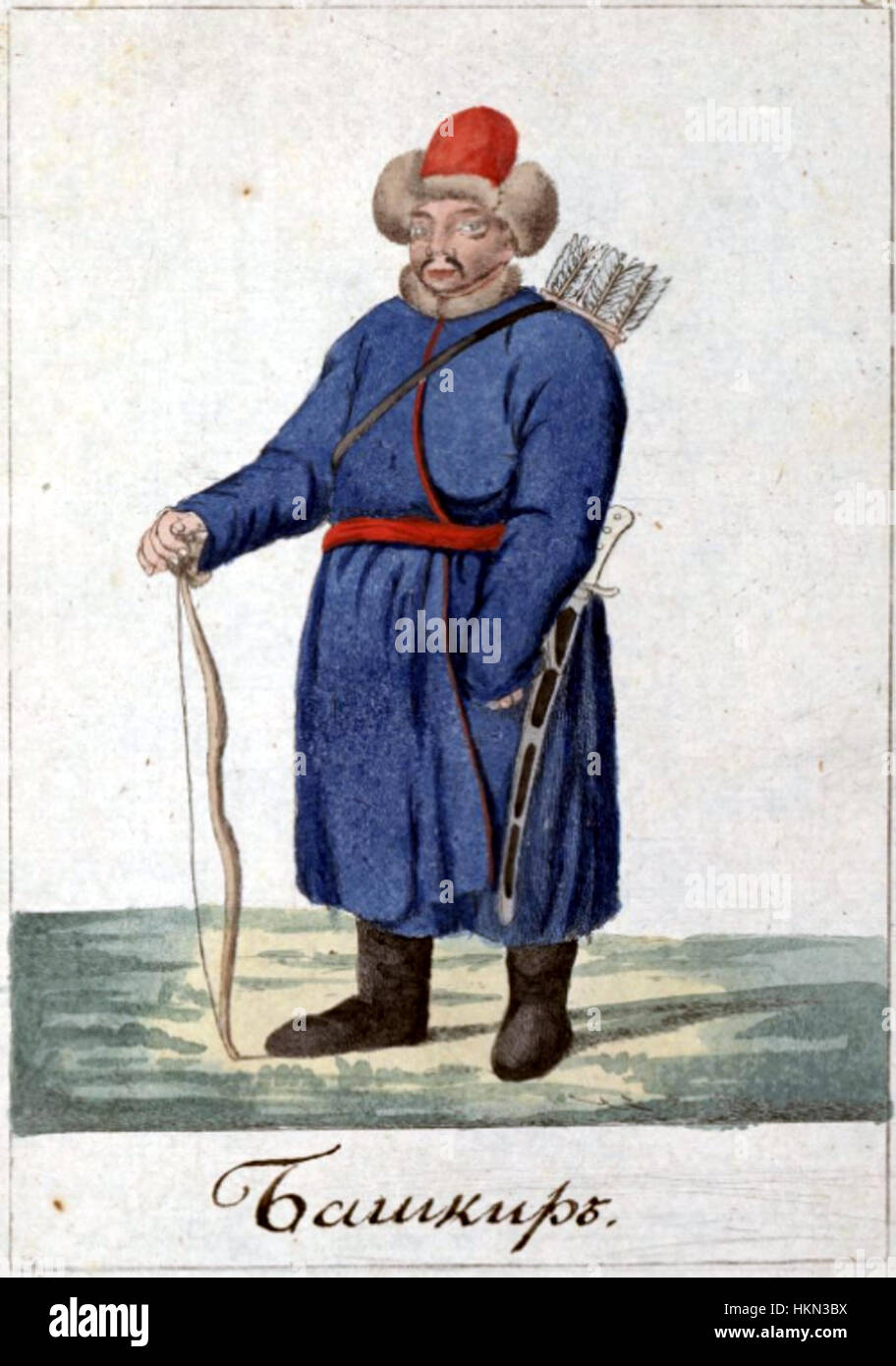 This artwork showcases the uniforms of the Russian Imperial Army ...