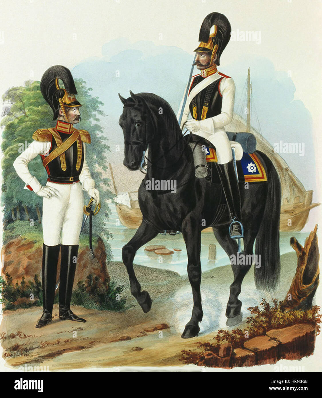 The 'History of the Life Guards Regiment' album includes detailed ...