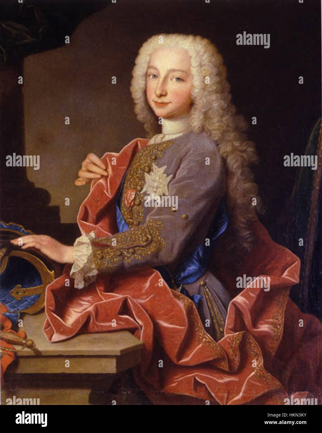 This 18th-century portrait depicts Charles de Bourbon, the future ...