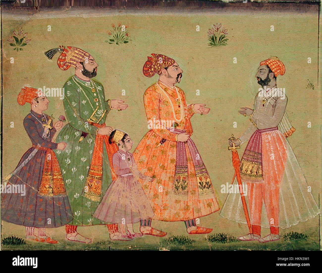 Retinue painting hi-res stock photography and images - Alamy