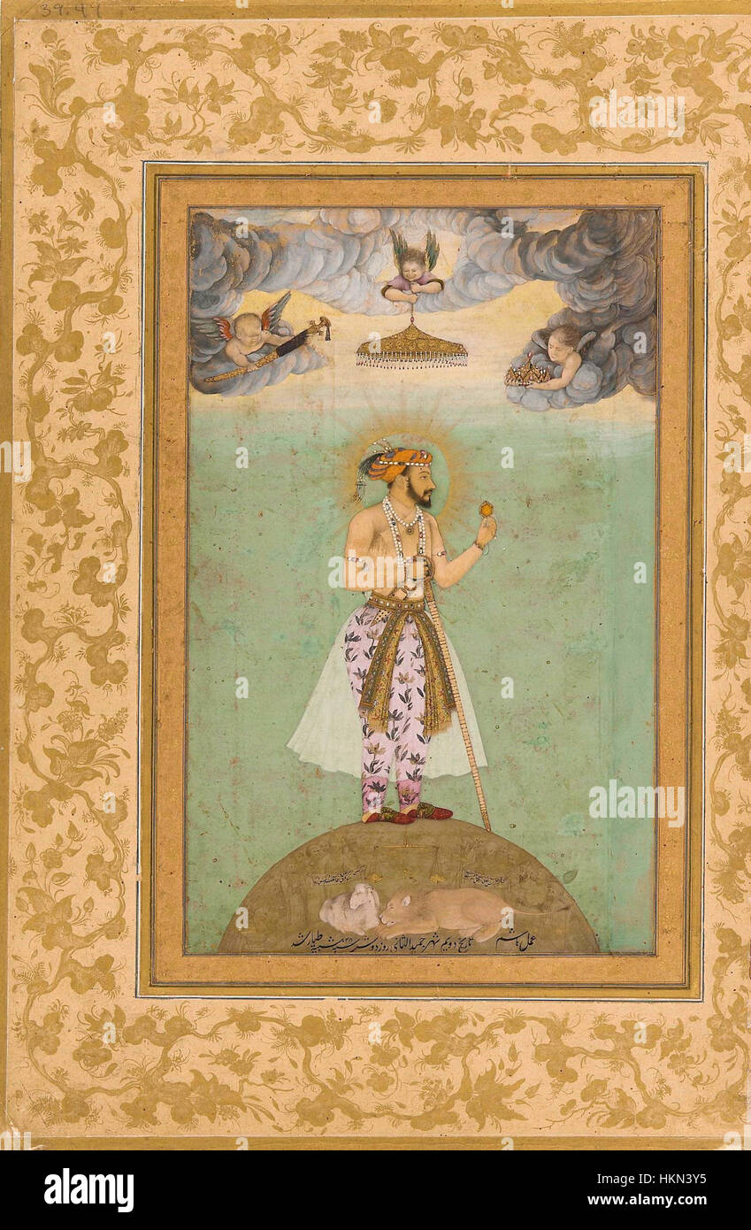 Mughal emperor shah jahan painting hi-res stock photography and images ...