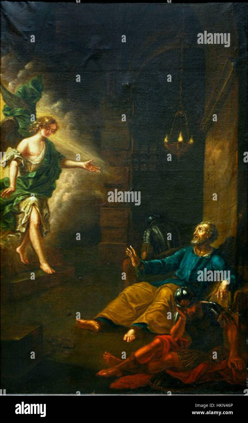 Baltasar Beschey's painting 'The Liberation of St. Peter from His ...