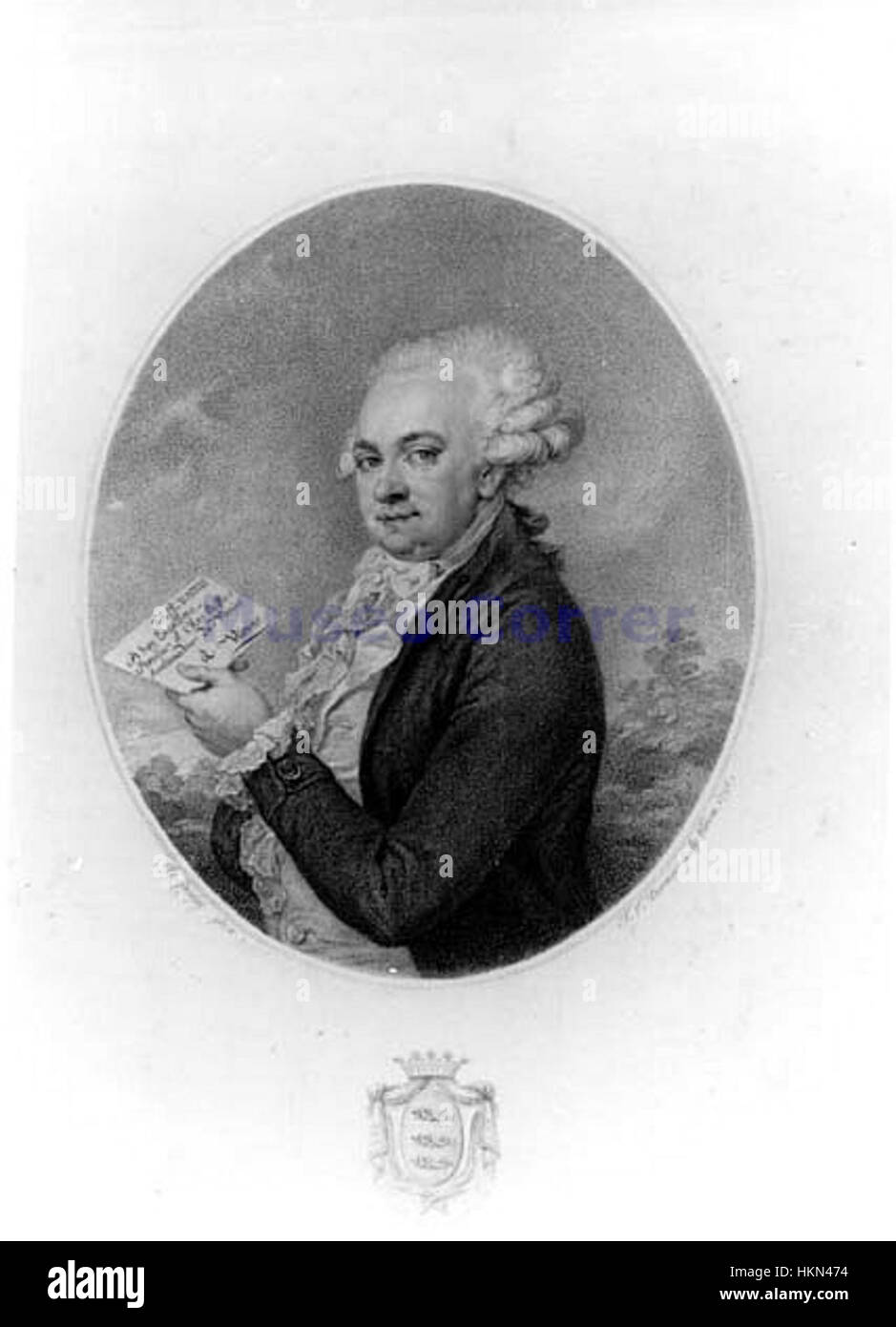 Ambassador Daniel Delfin 1791-Museo Correr Stock Photo - Alamy