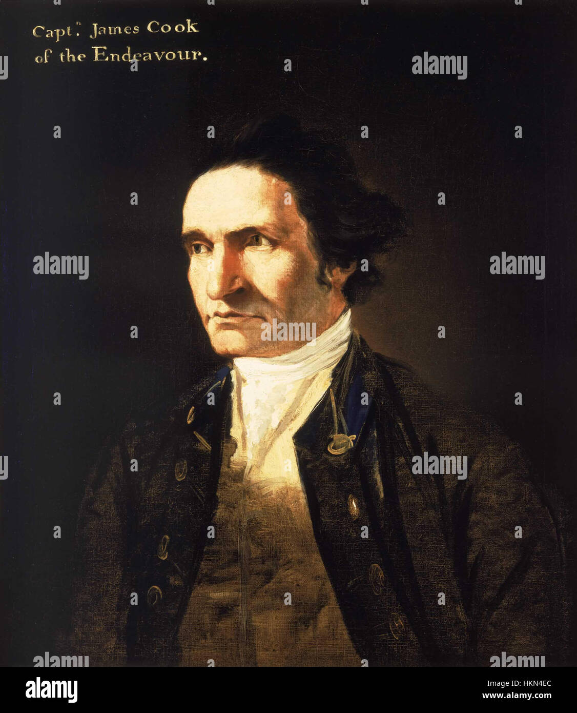 Captain james cook portrait hi-res stock photography and images - Alamy