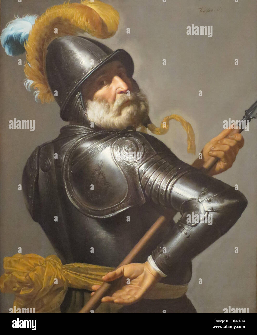 'Mars Vigilant' by Jan van Bijlert, painted around 1630, depicts the ...