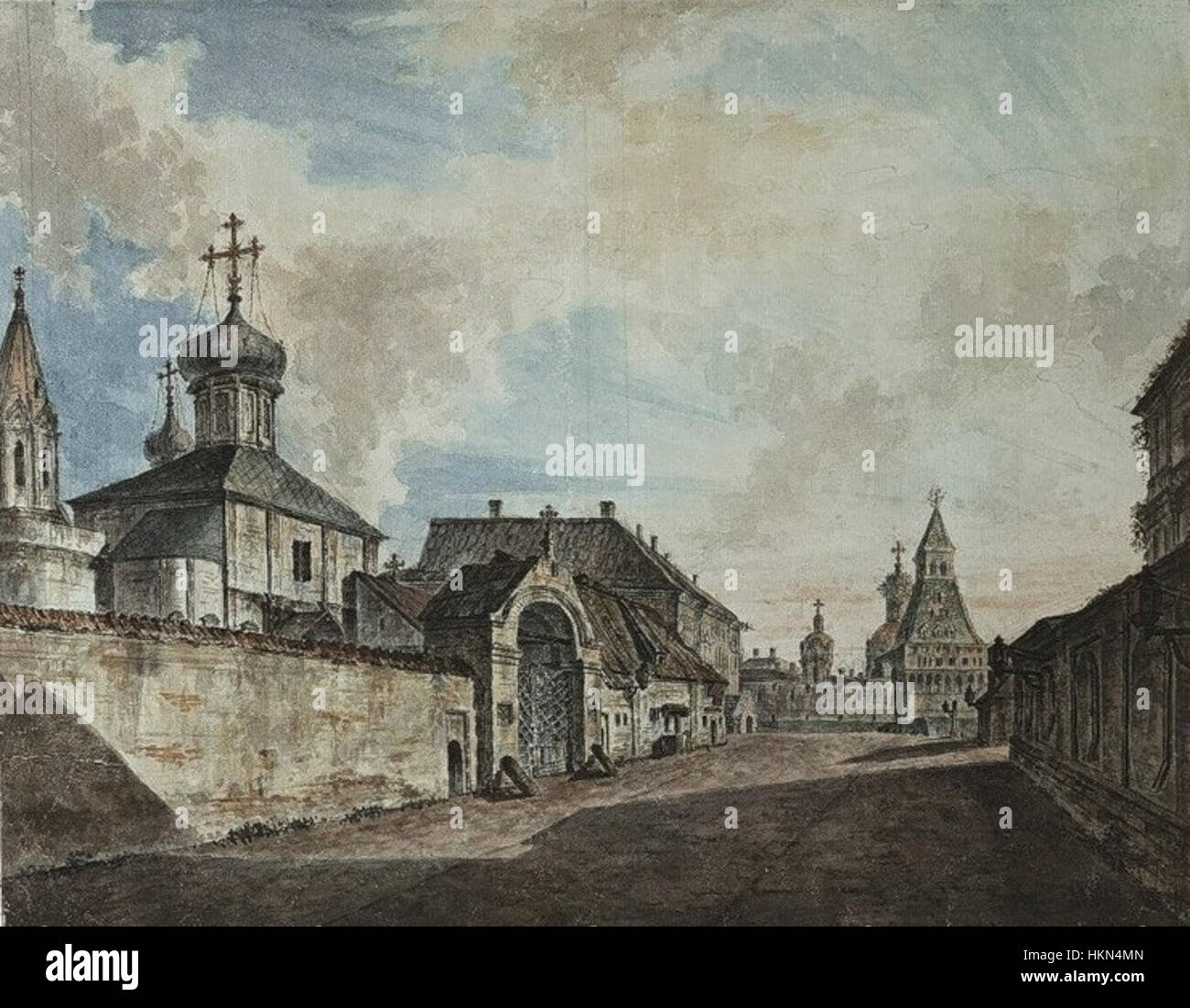 This cropped image of Alekseev's *Lubianka* captures a section of the ...